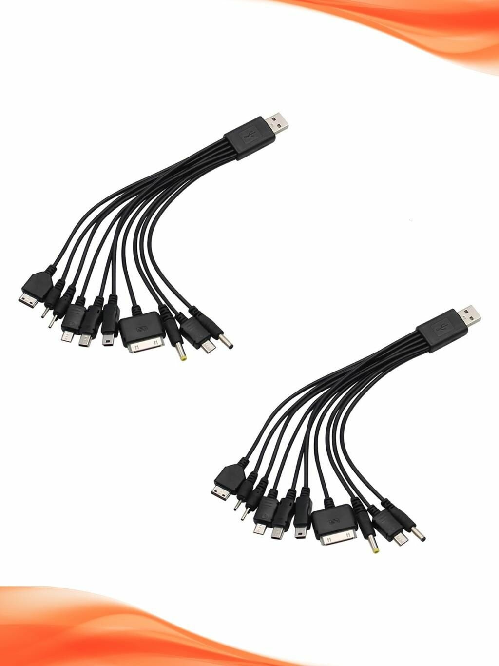 Универсальный многопортовый USB-кабель для зарядки