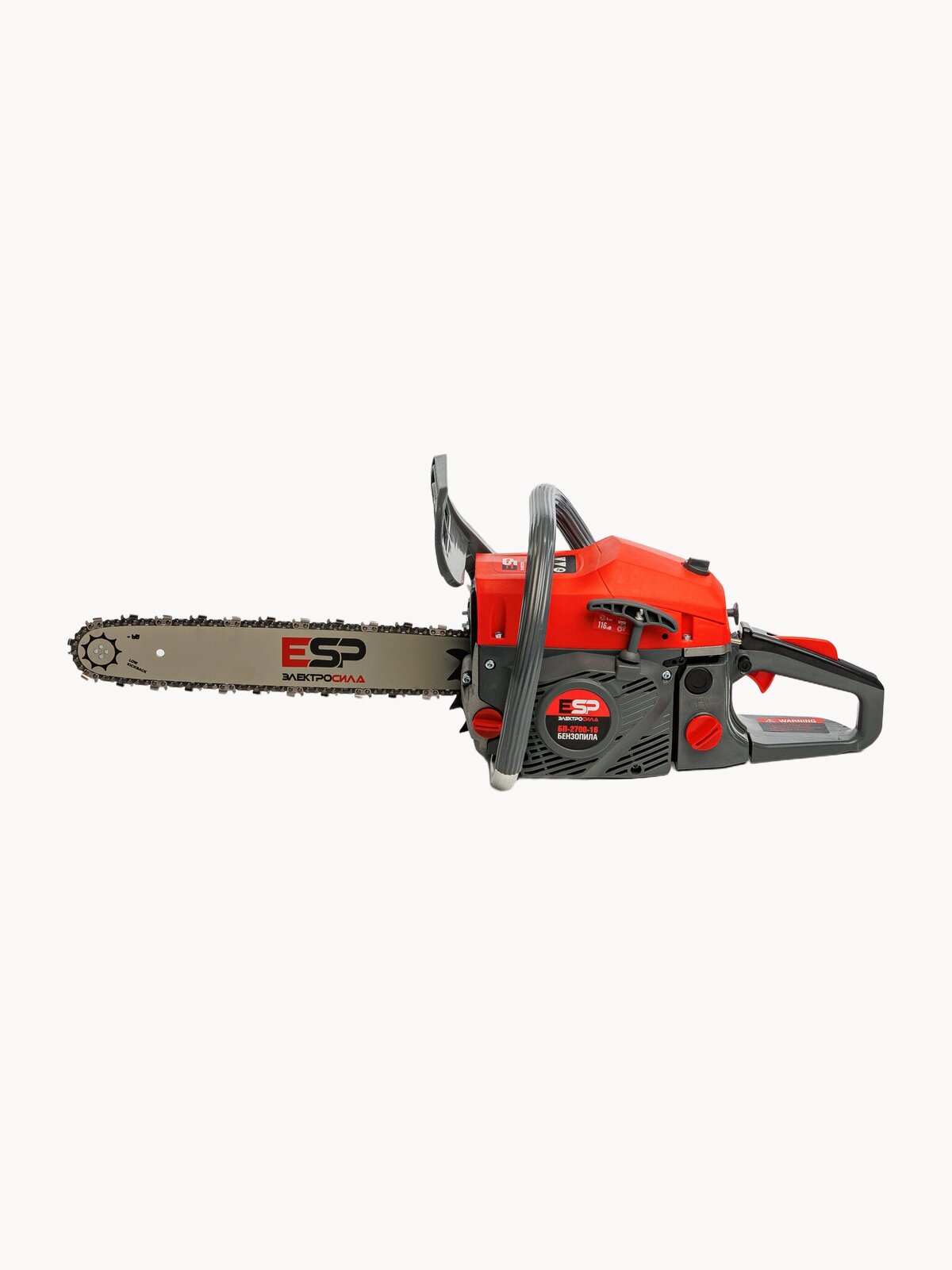 Бензиновая пила ESPT (2,7 кВт, 3.5л. с, 56 куб. см, 16" длина шины) / Бензопила /