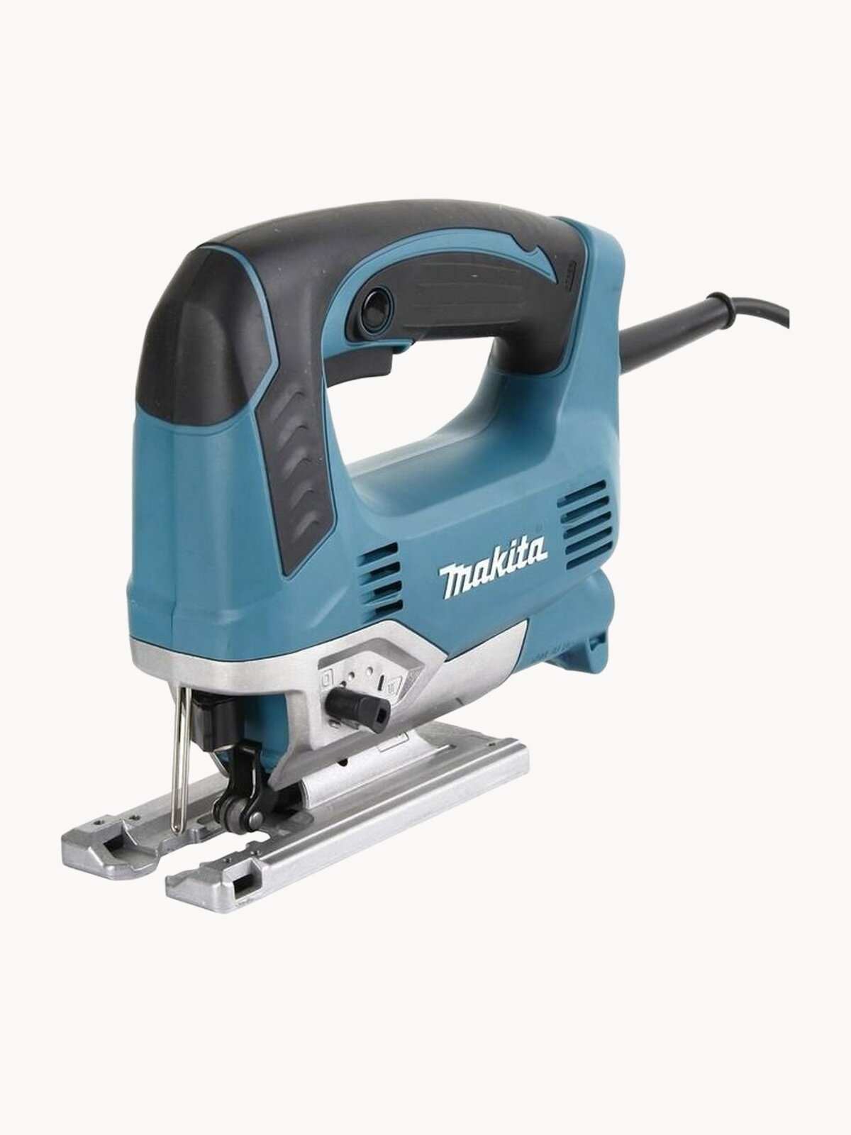 Электролобзик Makita JV0600K, мощность 650Вт, для дерева, стали, алюминия, кейс