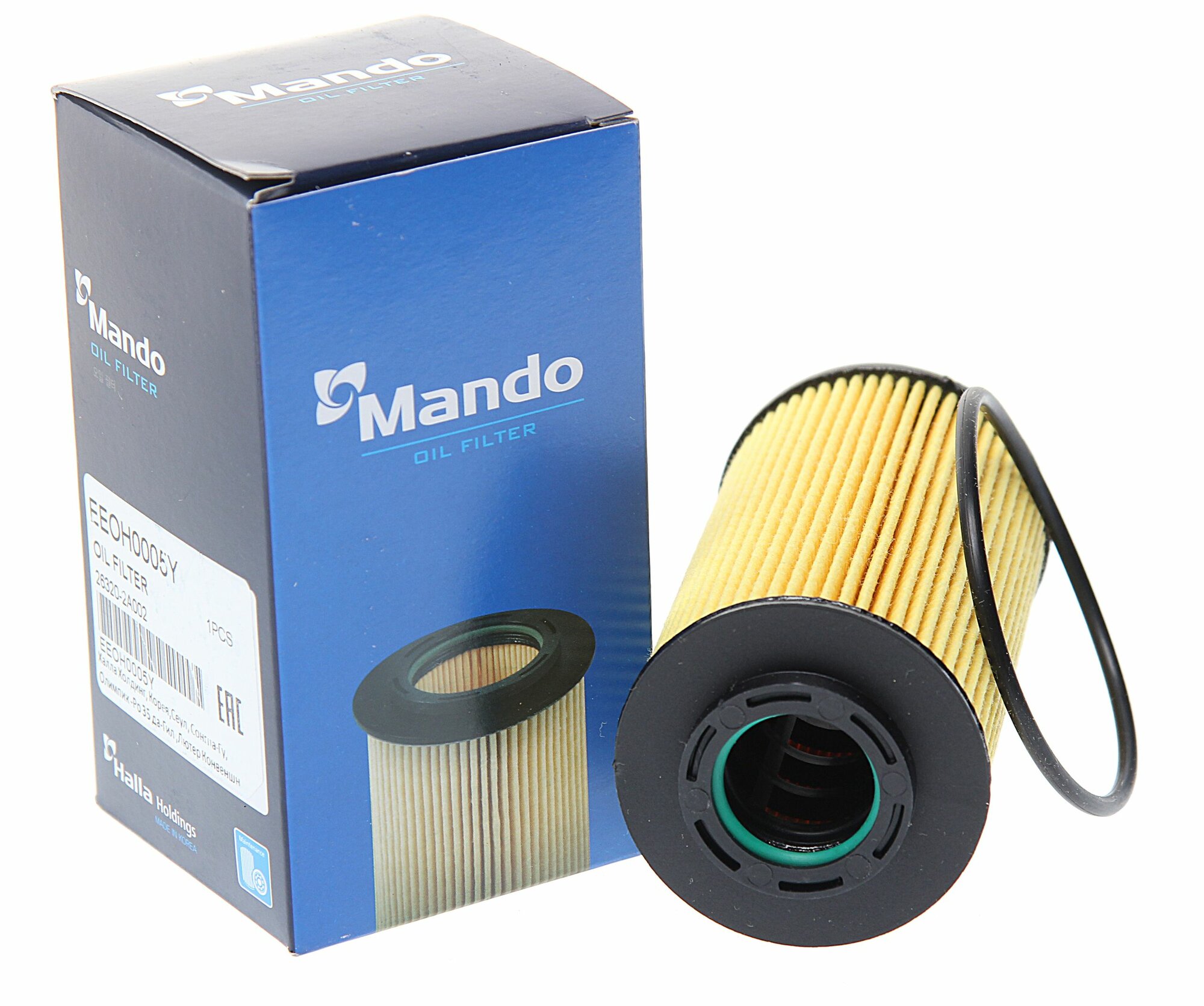Фильтр масляный HYUNDAI i30 KIA Rio , Cerato, Ceed MANDO / Арт. EEOH0005Y