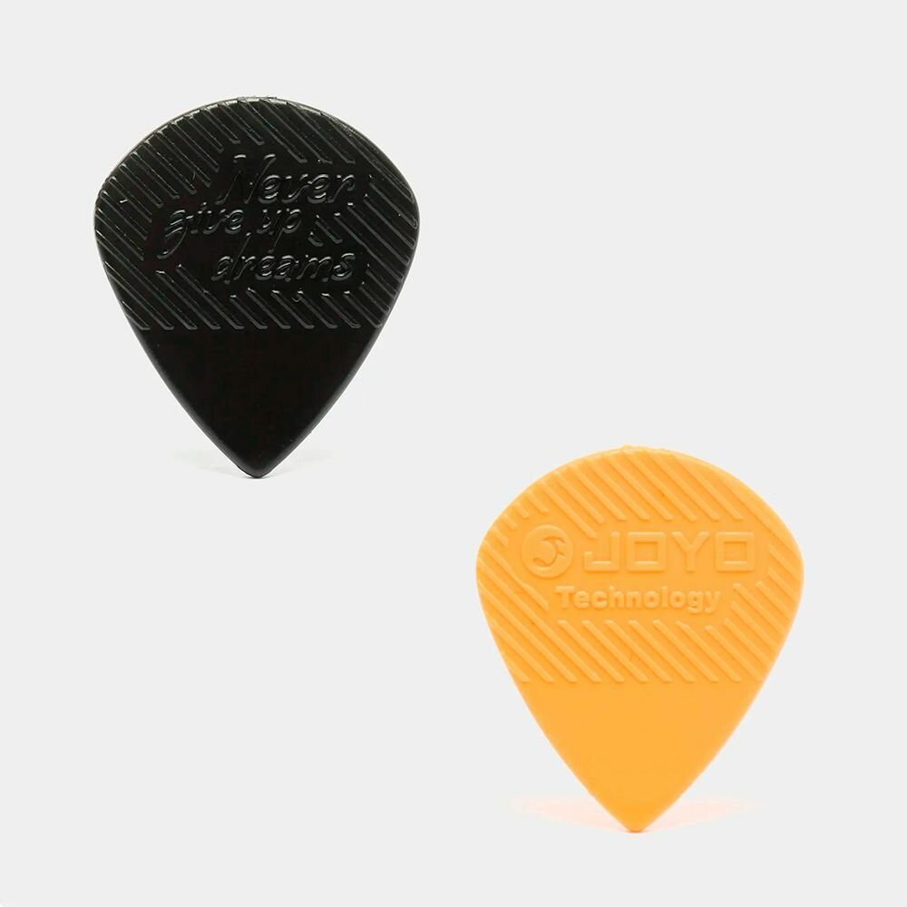Медиатор для гитары JOYO, 1.4 мм, черный и желтый, 10 штук