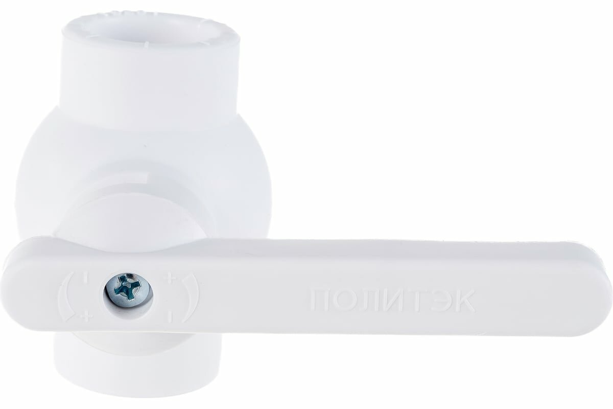 Шаровой кран Политэк ПП d=25 9900000025 - запорный элемент для водопроводной сети