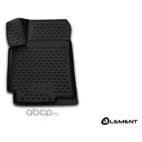 Коврики 3D в салон HYUNDAI Solaris, 2014-2016, передний левый, 1 шт. (полиуретан) Element ELEMENT3D2059210kFL