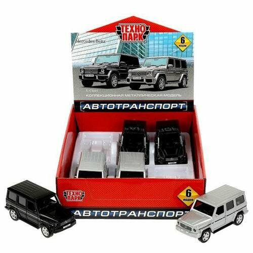 Модель-игрушка Технопарк Mercedes-Benz G-Class (12см, металл, открываются двери и багажник, цвет в ассорт.) GCLASS-12DB6-MIX, (Huada Toy Co, Ltd)