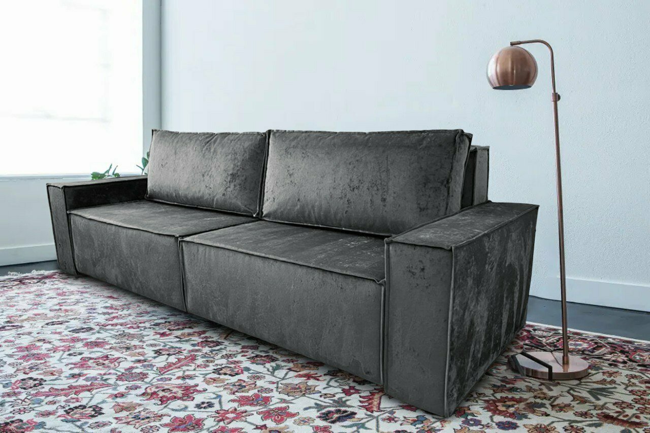 Диван прямой в стиле лофт / диван для сна / мягкий диван для дома