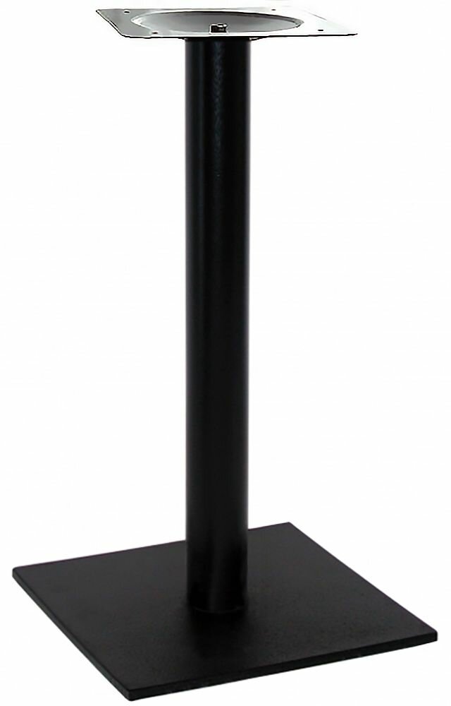 Подстолье 1008EM STOOL MARKET черный, круглая столешница, квадратное основание