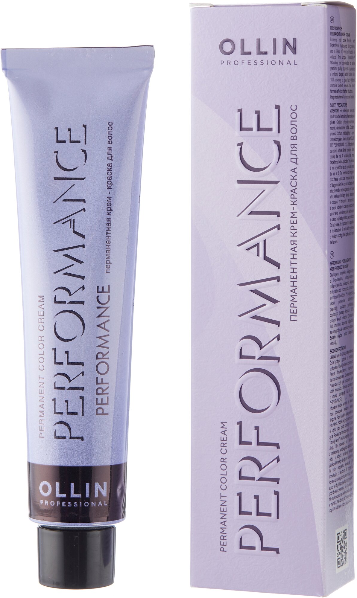 OLLIN PERFORMANCE 5/71 светлый шатен коричнево-пепельный 60мл Перманентная крем-краска для волос
