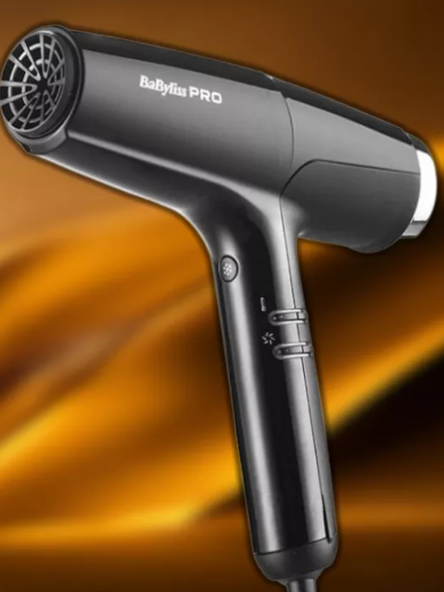 Фен BaByliss PRO Falco BAB8550BE, черный с подачей холодного воздуха