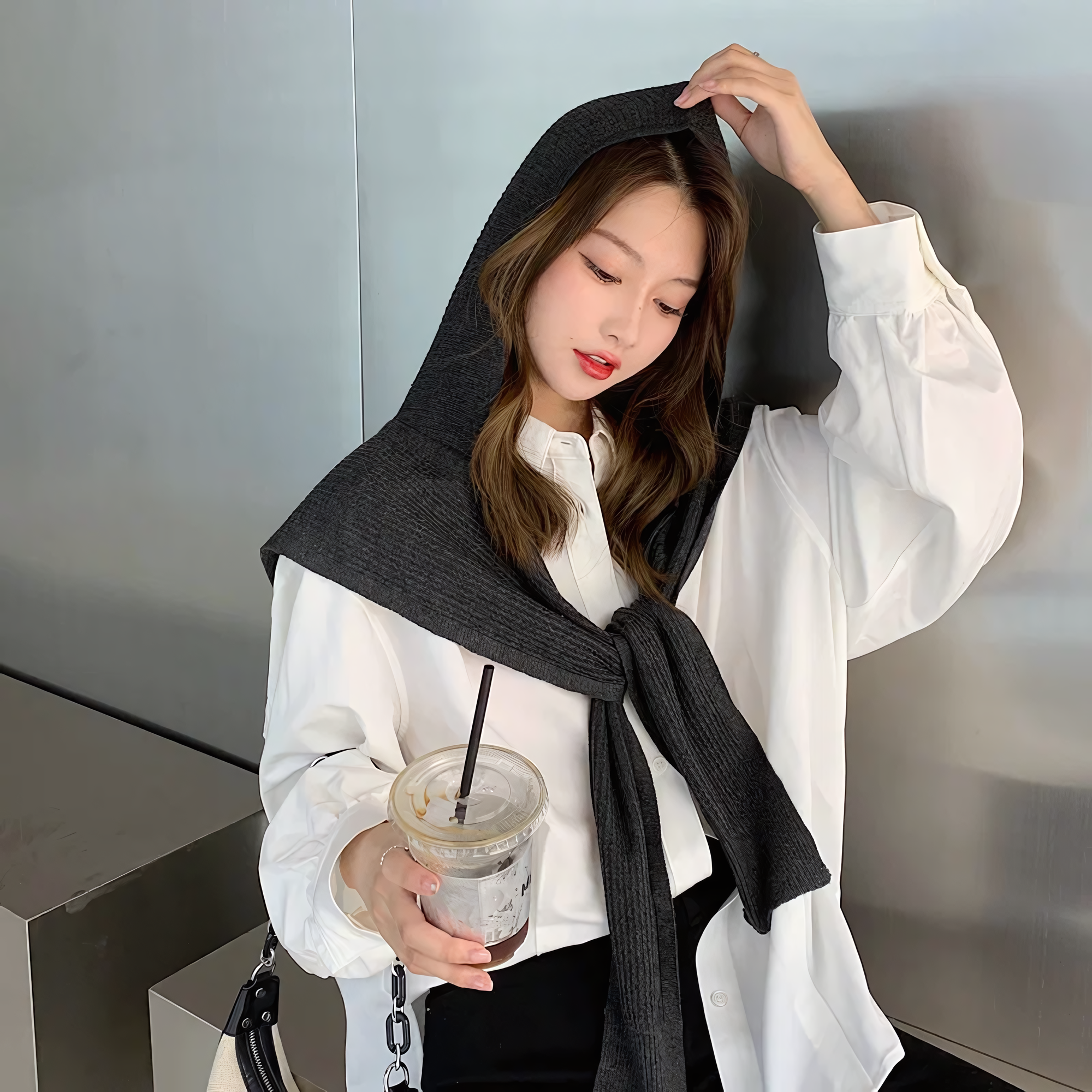 Шарф-капюшон для женщин