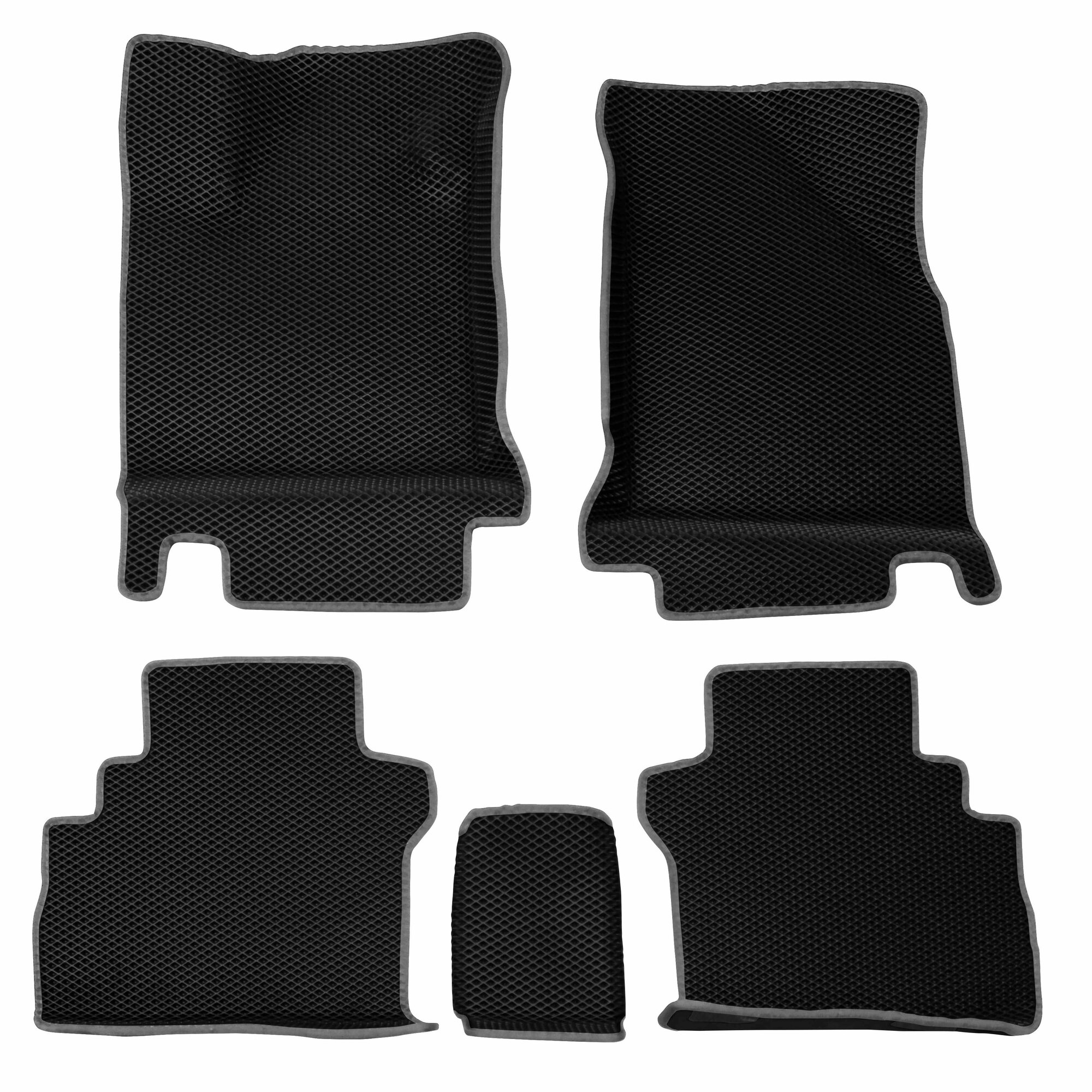 Автомобильные коврики ЭВА (EVA) для Moskvich 3e / Москвич 3е с 3D бортами 2022 - н. в.