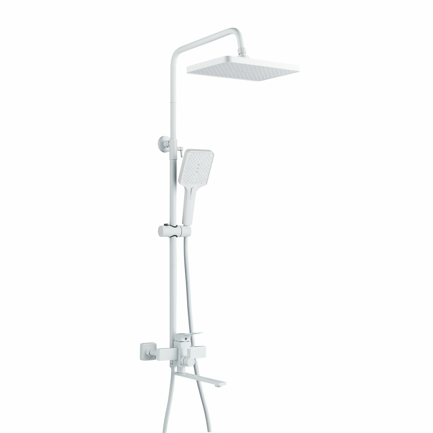 Душевая система Shevanik S6136C, белый