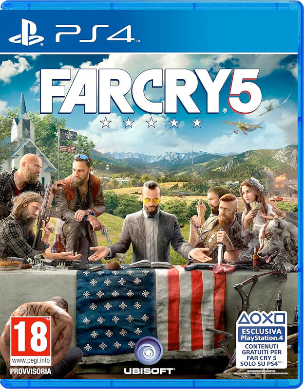 Диск с игрой Far Cry 5 Ps4\ps5 (Русская Версия)