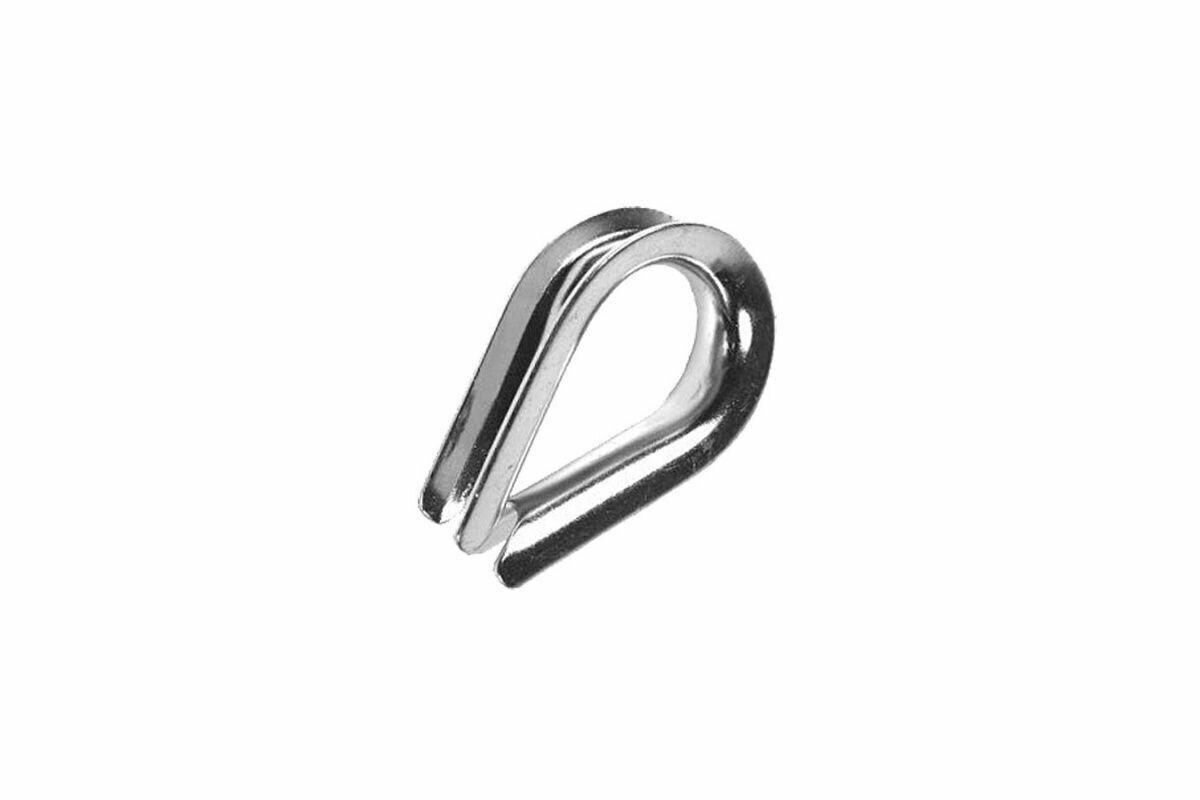 Коуш для троса DIN 6899 А 4 мм цинк, 15шт