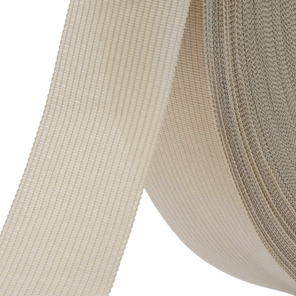 Тесьма окантовочная "Лента", С671, 4 г/м, 33 мм*100 м (068 светло-бежевый)