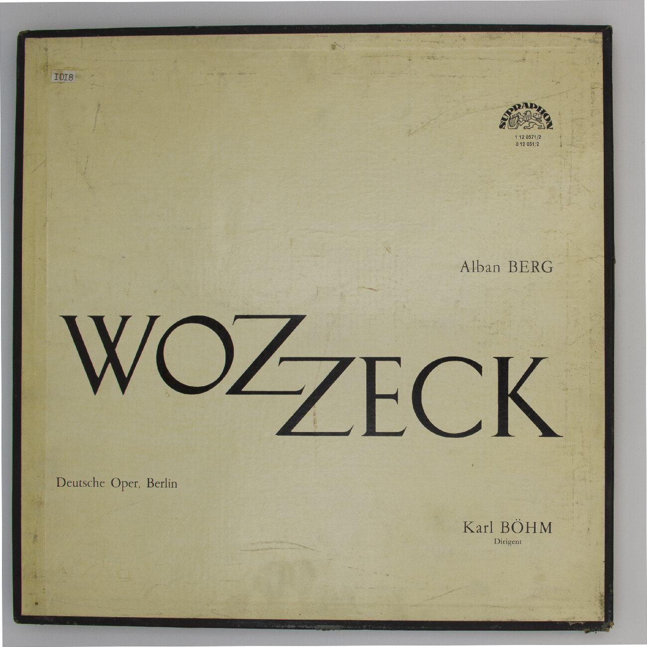 Виниловая пластинка Альбан Берг - Воццек (-Набор из 2 LP-)