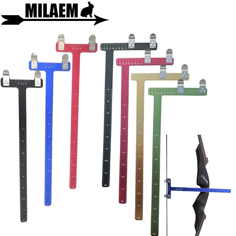 MILAEM Квадратная линейка для лука черный Black L
