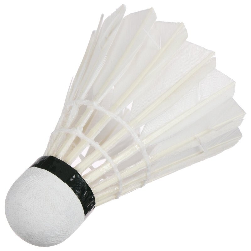 Набор воланов КНР для бадминтона, перо, в тубе, 12 шт