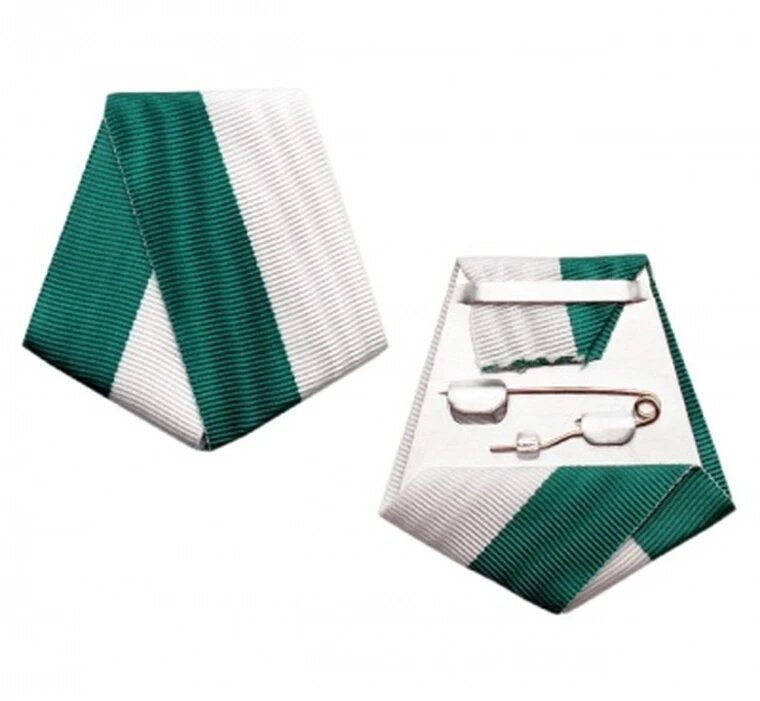 Колодка с муаровой лентой награды за освобождение Сибири сувенирная копия, ордена медали и награды