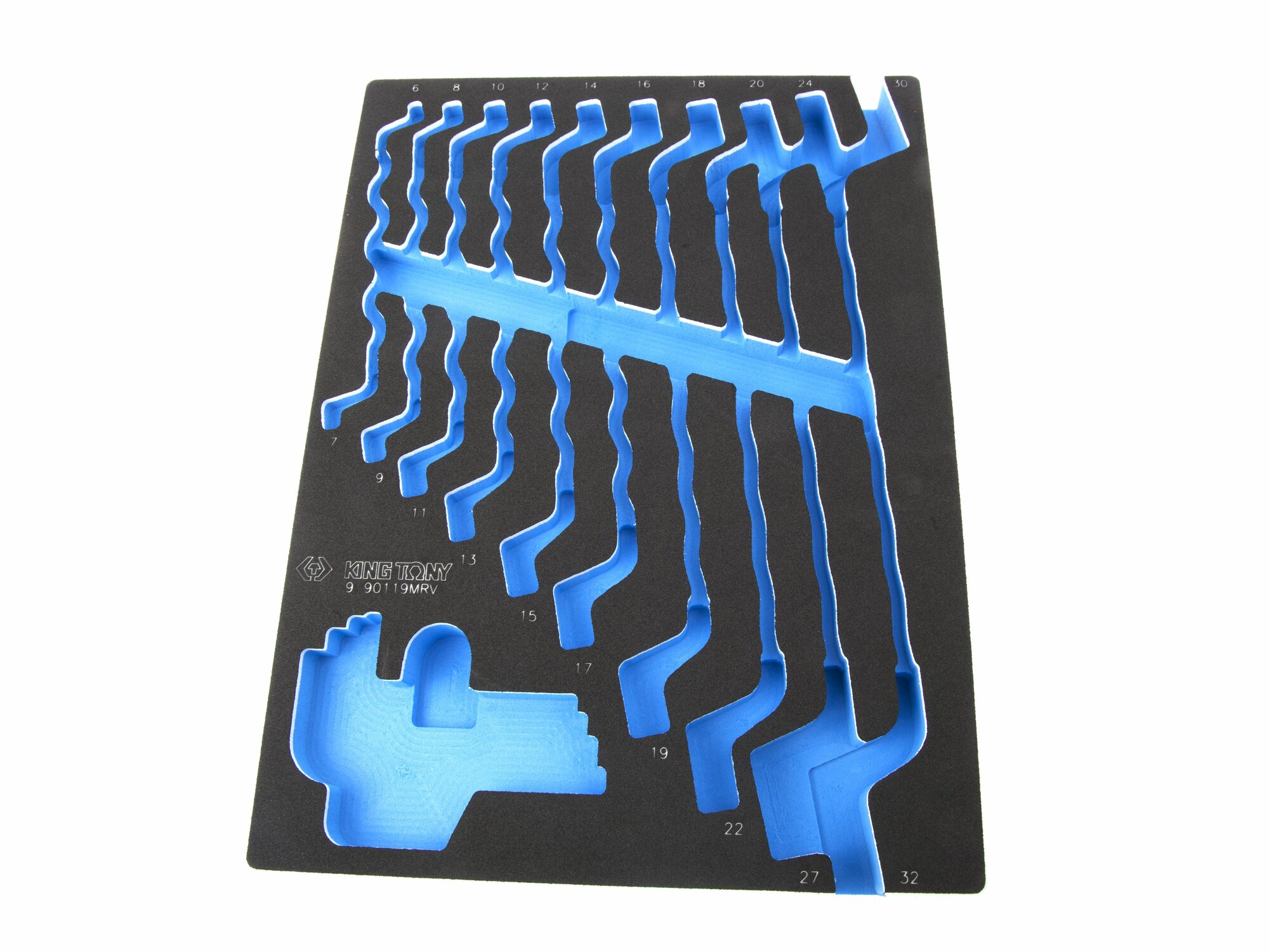 KING TONY Ложемент для набора накидных ключей 9-90119MRV, EVA 85811832B