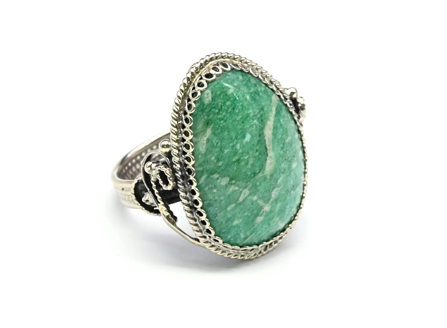 Кольцо, амазонит