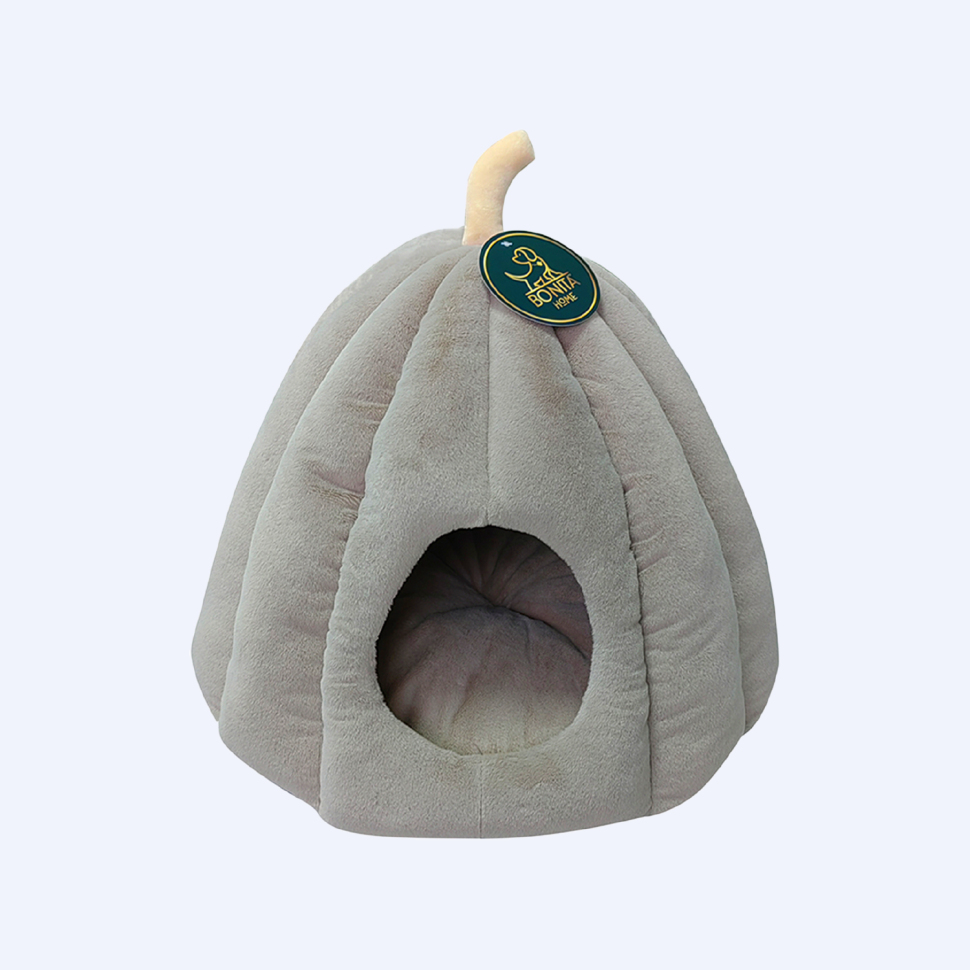 BONITAPET домик Лили, для животных, серо-бежевый, 48х48х35 см