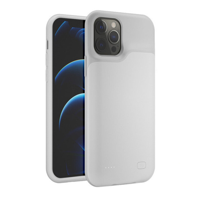 Чехол-аккумулятор для Apple iPhone 12 / 12 Pro , внешний аккумулятор, Белый, 6800mAh