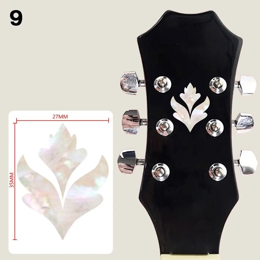 Наклейка из ПВХ, сделай сам, персонализированная новинка, наклейки на голову гитары, наклейка на шею гитары, наклейки на корпус бас-гитары, наклейка на гриф гитары