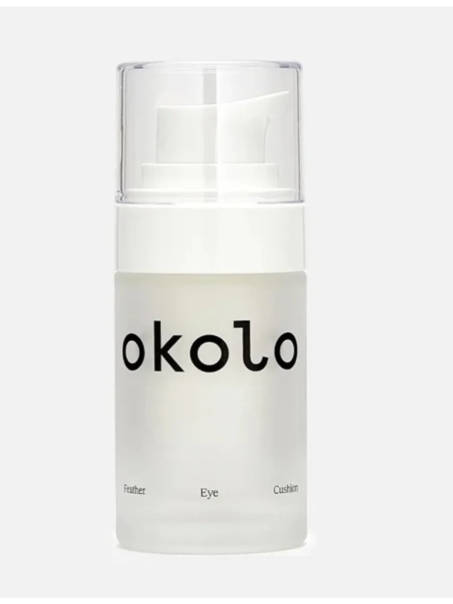 Крем для глаз из листьев конопли OKOLO feather eye cushion