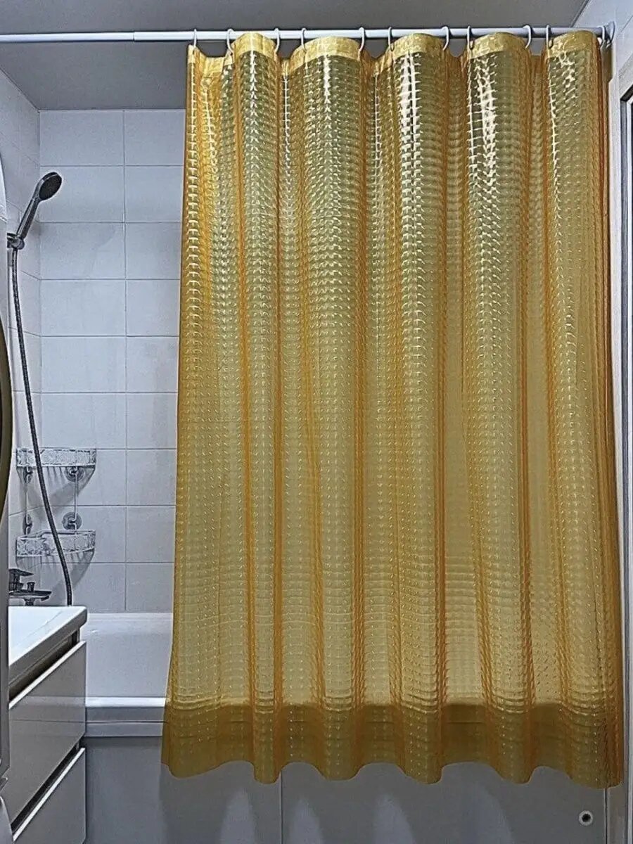 Штора для ванной комнаты с 3D эффектом