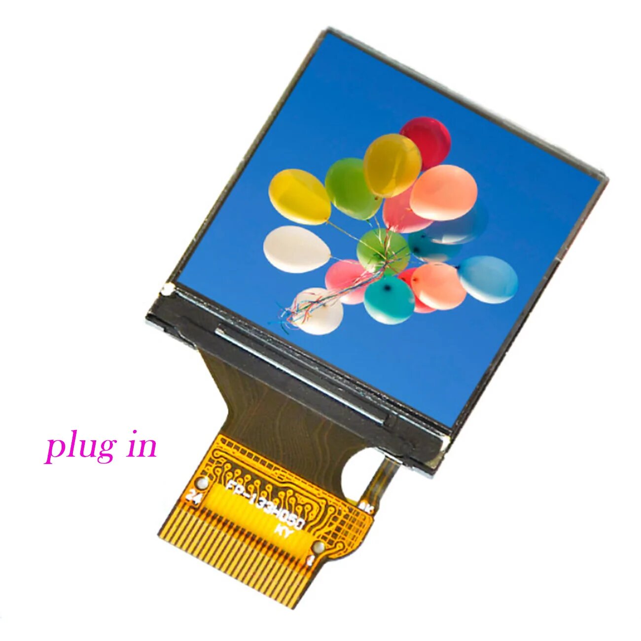 1.3" IPS ЖК-дисплей 240x240, Цвет: plug in-24PIN