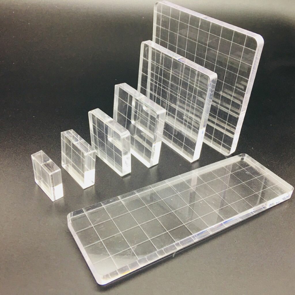 7 шт. Акриловые блоки для творчества, Белый