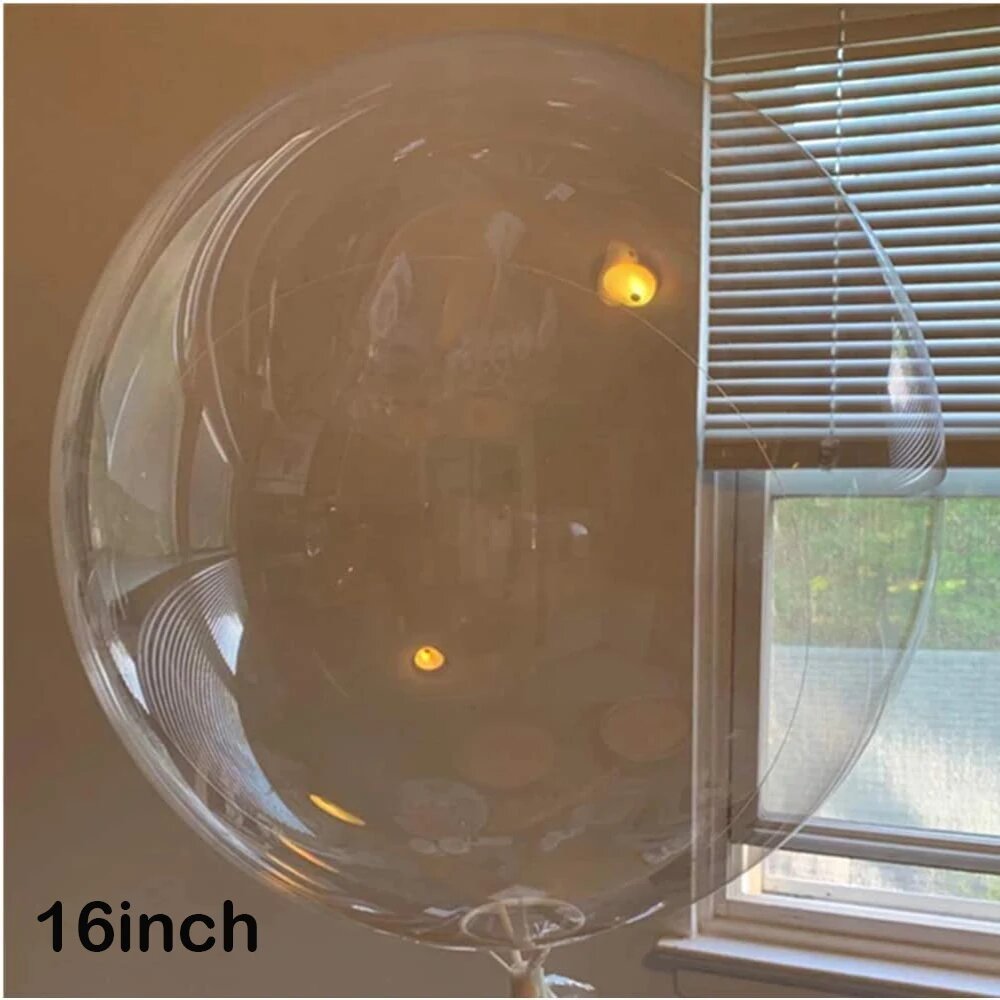 Прозрачные шары Bobo Bubble 8-24 дюйма 16 inch, 10PCS