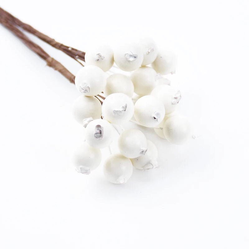 Искусственные цветы вишни CYJT, 20 шт. Белый, 4