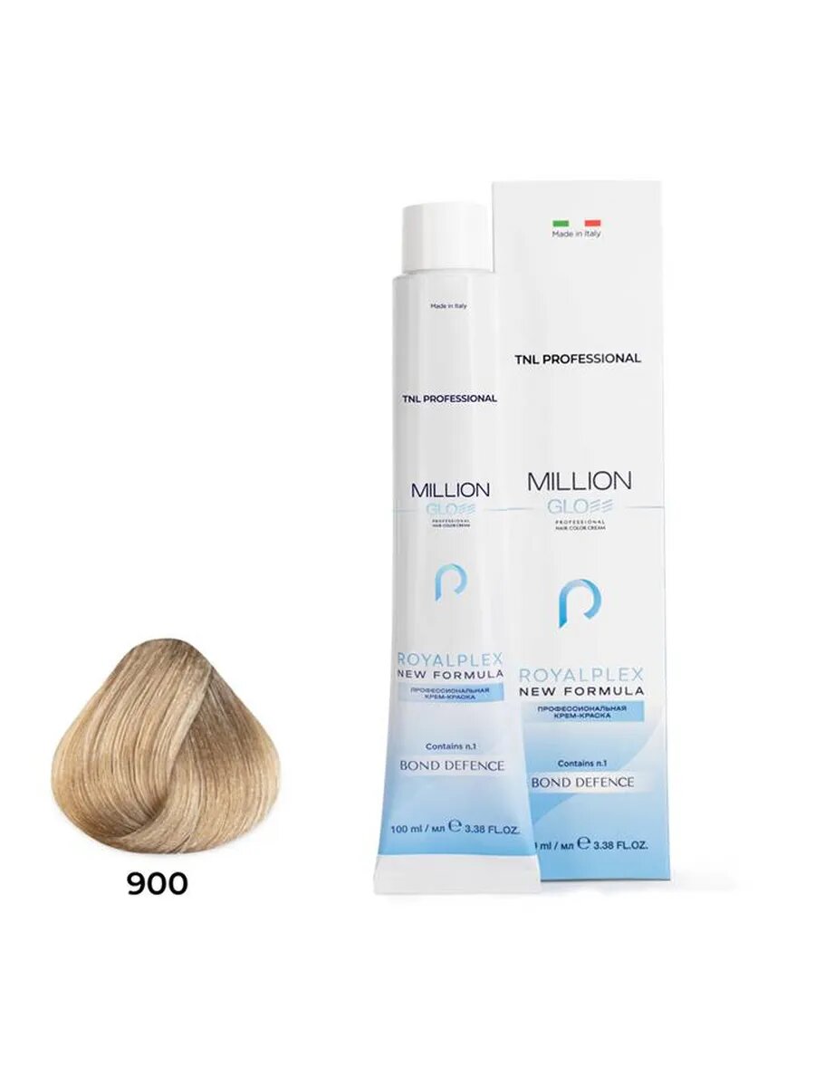 Крем-краска для волос TNL Professional Million Gloss оттенок 900