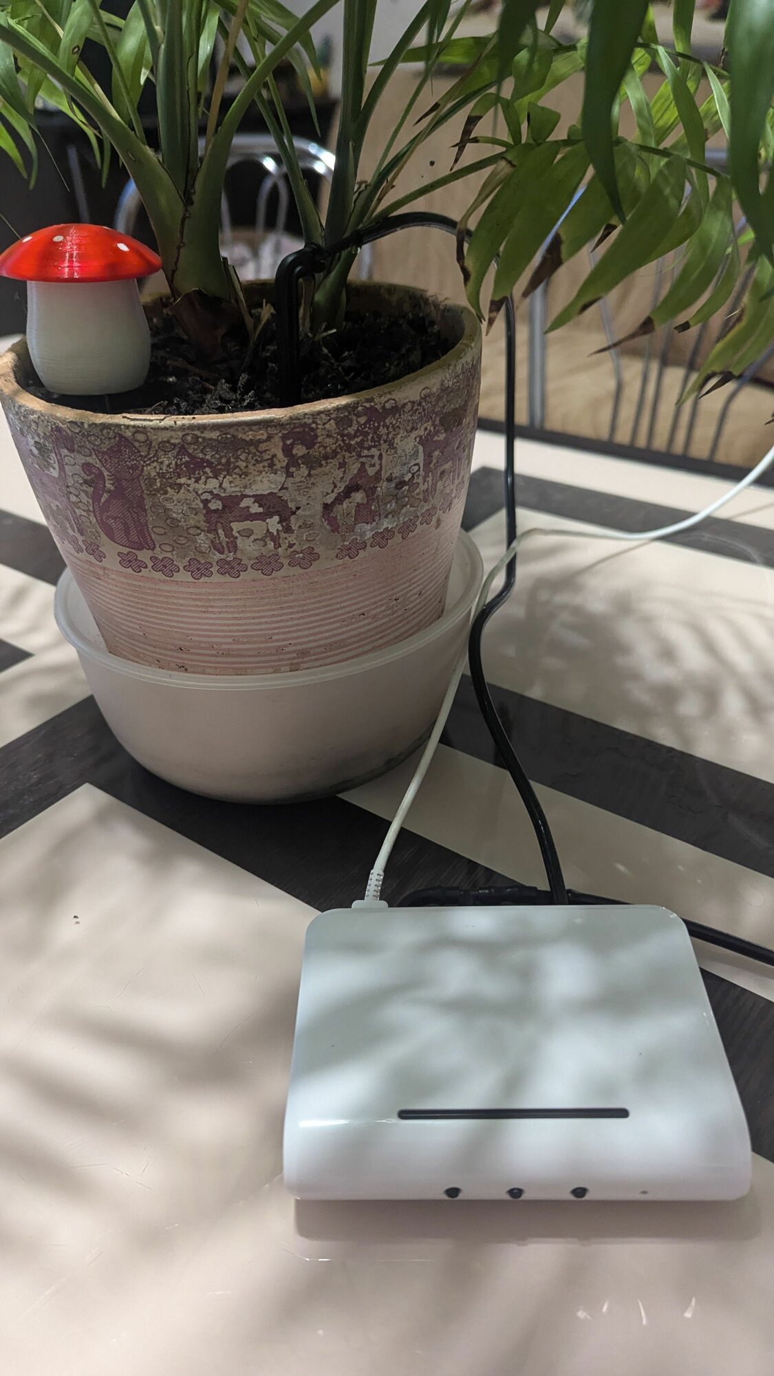 Zigbee станция капельного полива комнатных растений с датчиком протечки и воды в емкости