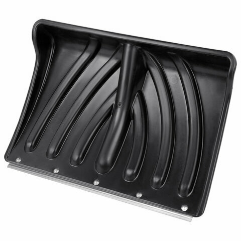 2 шт. Лопата снеговая 46х33 см без черенка "крепыш" суперпрочная, планка на клепках, грандмастер, 700338