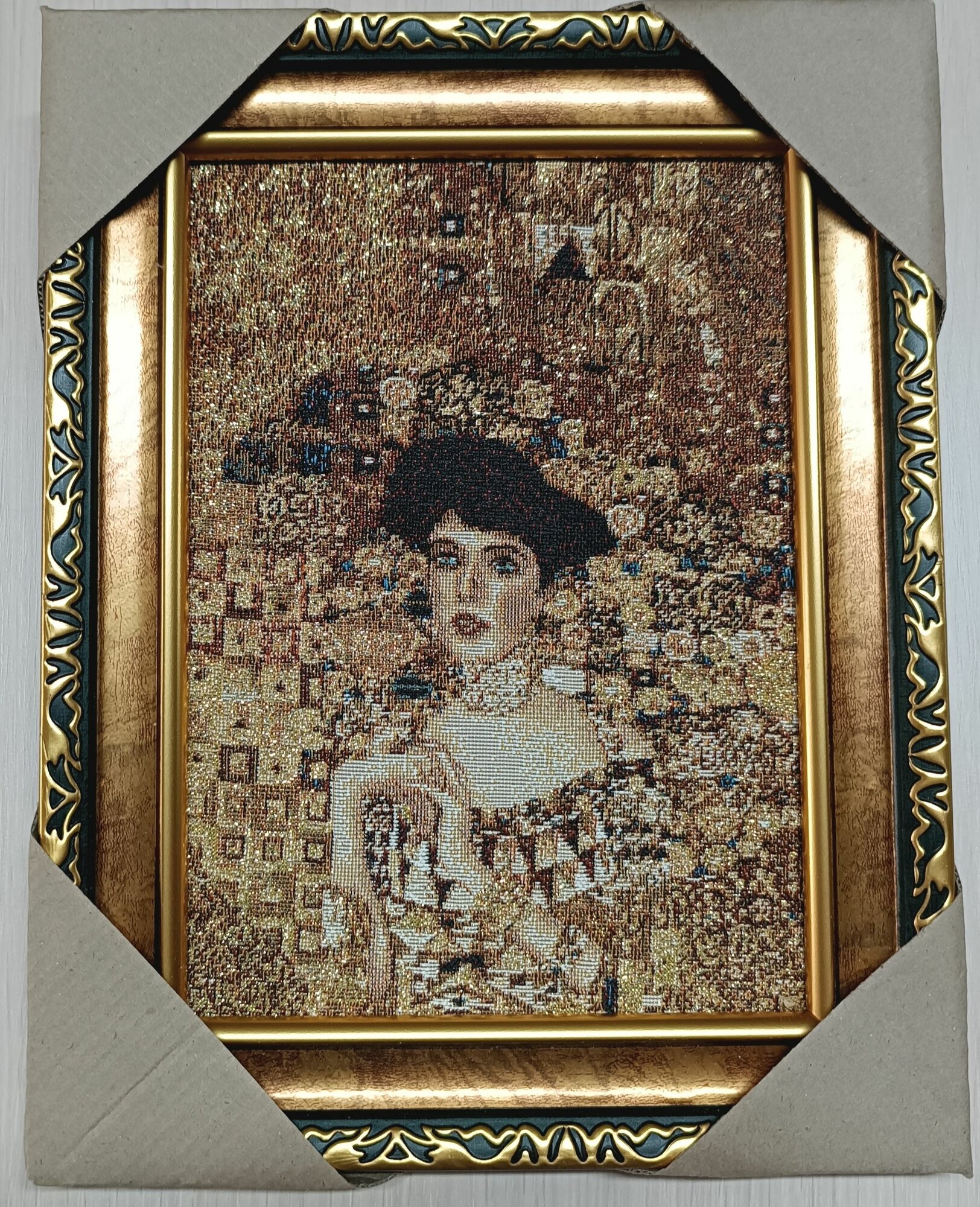 Картина гобеленовая "Густав Климт. Адель" 28х22