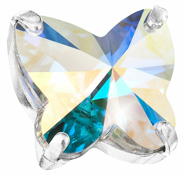 PRECIOSA 1410/01-RT53 Crystal AB Silver 10 х 10 мм стекло стразы в пакете для рукоделия