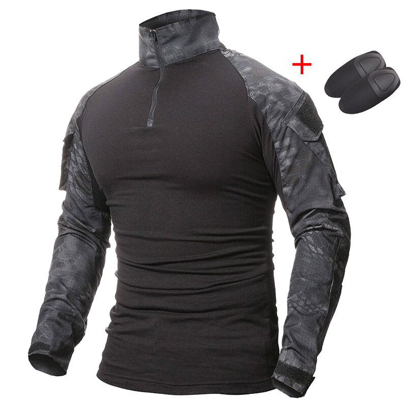 Тактическая рубашка с налокотниками