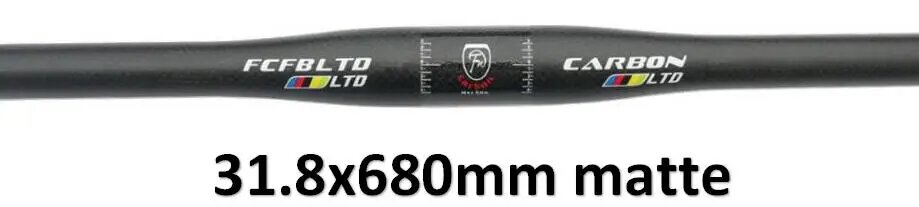 Руль карбоновый FCFB LTD 31.8x680mm matte