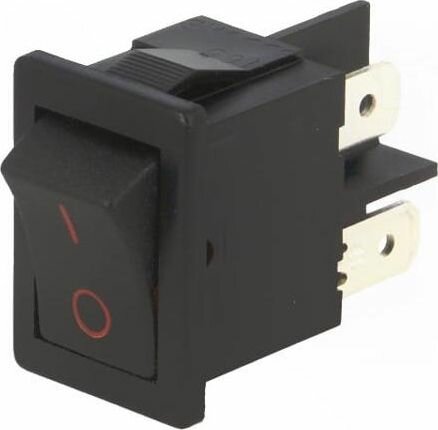 Переключатель BULGIN H8550XBBBR076R ROCKER DPST Пол: 2 OFF-ON 10A/250ВAC черно-красный нет 8500 1шт
