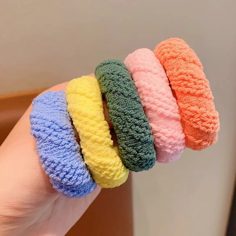 5 шт. толстые резинки для волос для высокого хвоста C