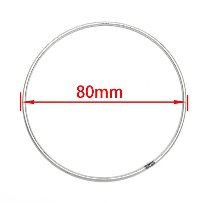Металлические кольца для ловцов снов REGELIN 10 шт. 80mm