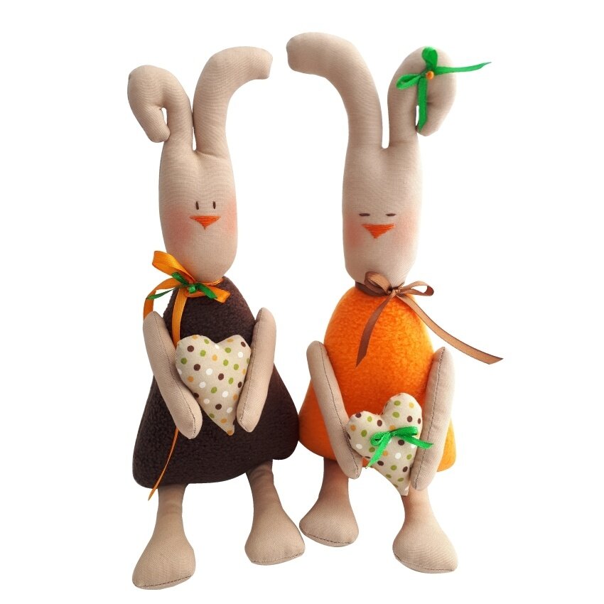 Набор для создания игрушек Ваниль "Rabbit's Story" 34 см, 2 изделия
