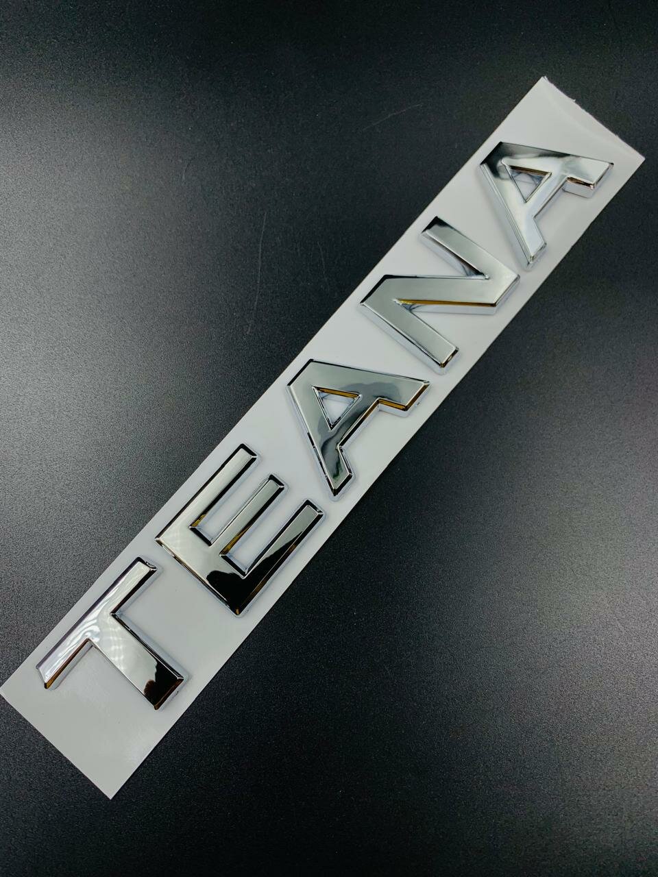 Шильдик значок на крышку багажника Ниссан Теана. Эмблема для Nissan Teana 190мм