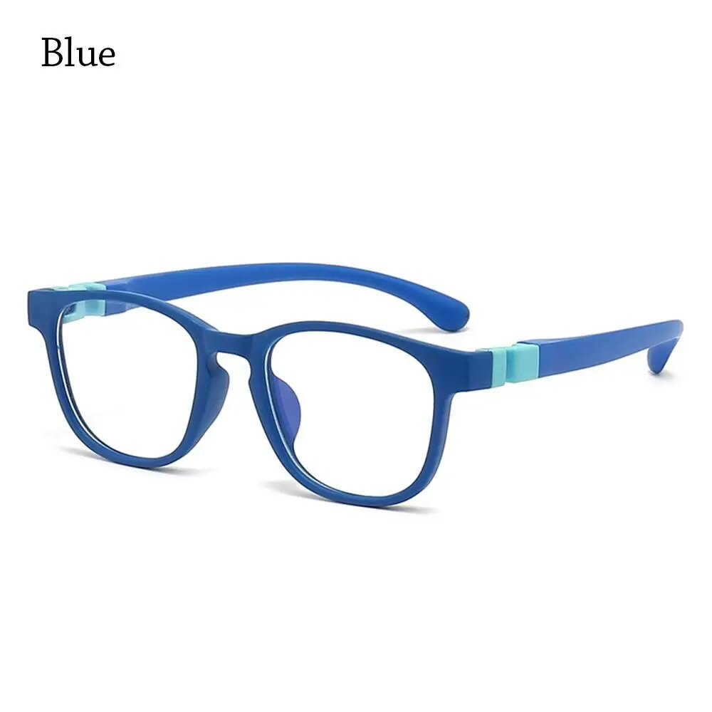 Детские силиконовые очки с защитой от синего света Blue, Синий
