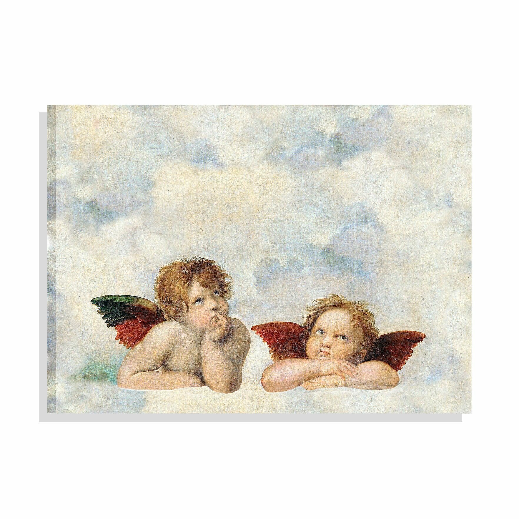 Картина на холсте, репродукция Ангелочки - Рафаэль