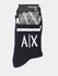 Носки Armani Exchange, комплект, 2 пары, размер 43-46, темно-синий, белый