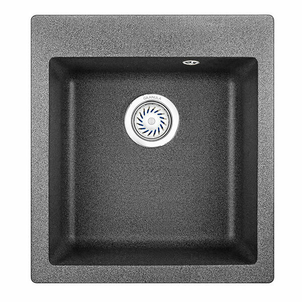 Кухонная мойка Granula GR-4201 41.5х49 графит