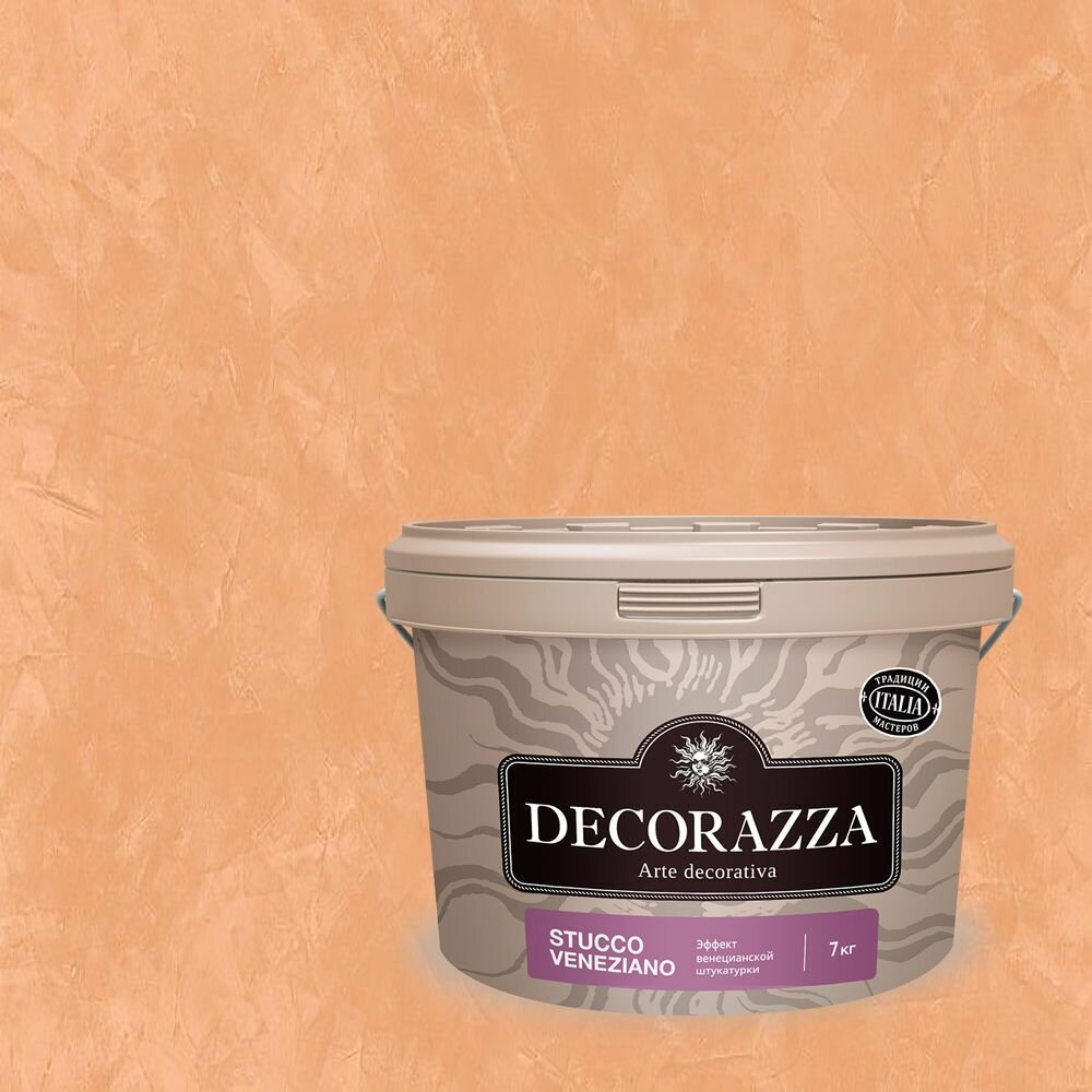 Декоративное покрытие с эффектом венецианской штукатурки Decorazza Stucco Veneziano (7кг) SV 10-10
